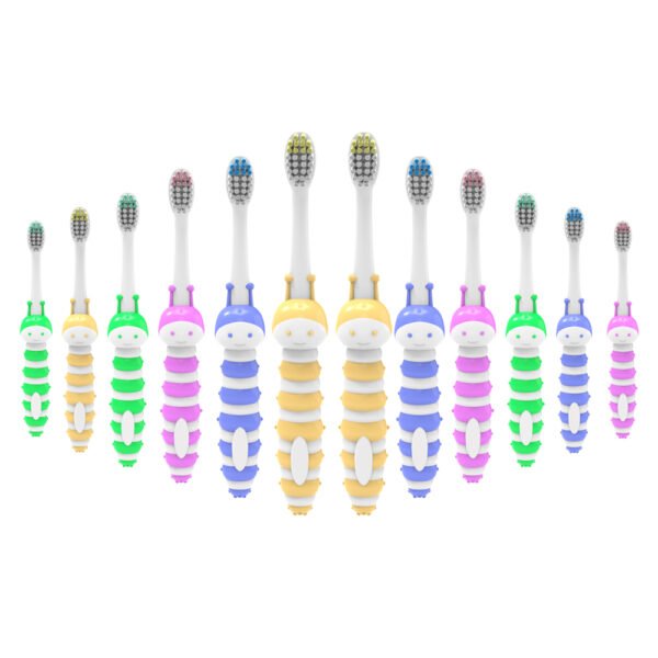 Kids Bee Toothbrush, Soft Bristle Individually Wrapped Toothbrushes ...