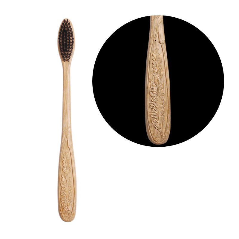 Bamboo Carved Toothbrush Set (6 pcs) - DR.PERFECT